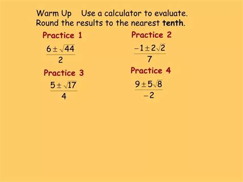Ppt Quadratic Equations Using Discriminant And Solutions Powerpoint