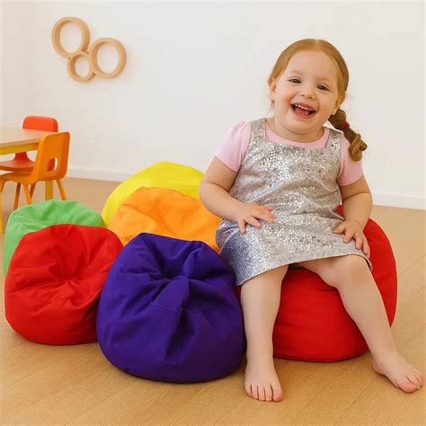 Mini Sag Bags Primary Colours Pk 6mini Sag Bagsclassroom Sag Bags