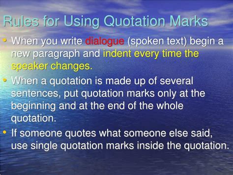 PPT How To Use Quotation Marks Correctly PowerPoint Presentation Free Download ID