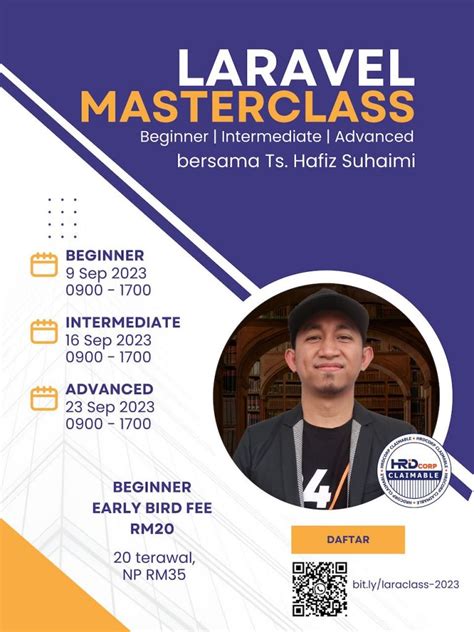 jom sertai kelas online laravel masterclass serendah rm20
