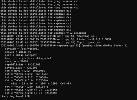 使用自己编译的opencv480打开sc3336摄像头，图像异常。是还需要额外的初始化代码吗？ Luckfox Forums