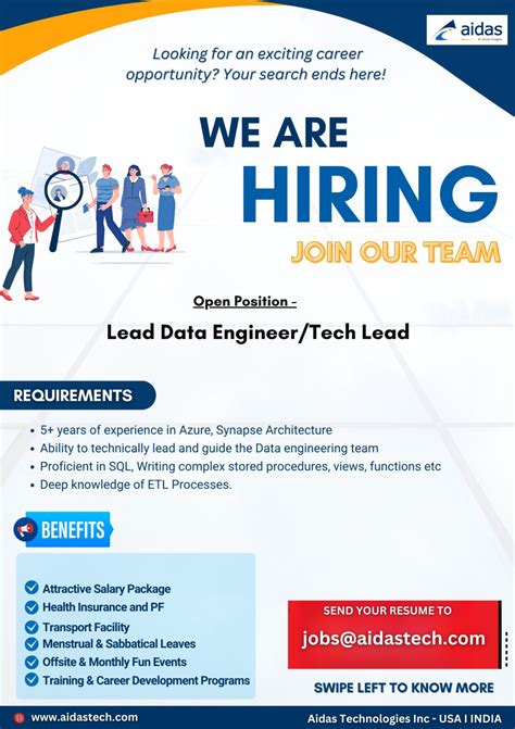 Aparna M On Linkedin Azure Adf Synapse Etl Sql Powerbi Azurelead Hiring Experienced