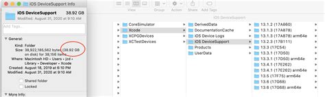 Mac Xcode How To Determine Which Devicesupport Is Useful Ask