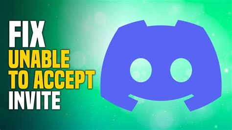 how to fix discord unable to accept invite easy youtube