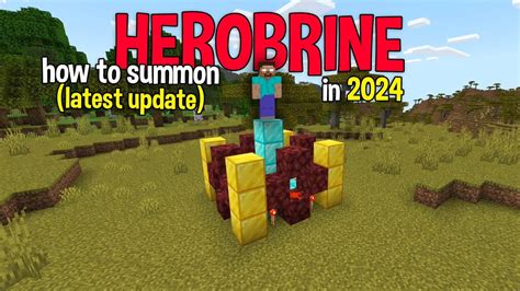 How To Summon Herobrine In 2024 Minecraft Latest Update Youtube