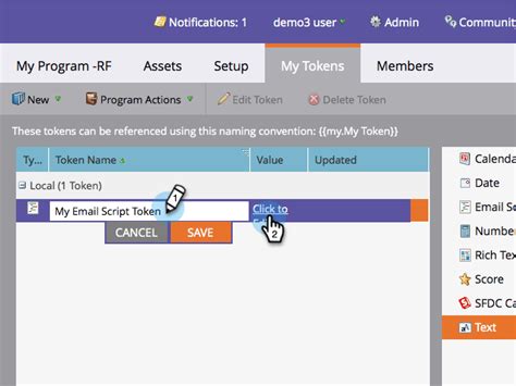 Create An Email Script Token Adobe Marketo Engage