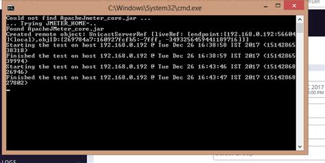 Jmeter Distribution Load Testing For No Result Return From Slave To