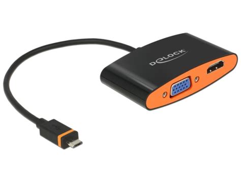 Delock Adaptér SlimPort MyDP samec HDMI VGA samice Micro USB samice SWS a s online