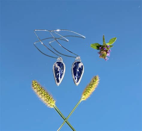 Sodalite Earrings The Finishing Stone