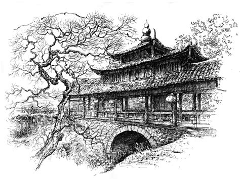 中式园林写生 42