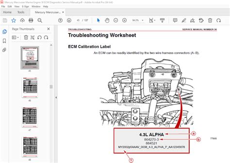 Mercury Mercruiser Engine ECM Diagnostics Service Manual PDF HeyDownloads Manual