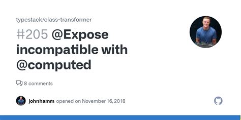 Expose Incompatible With Computed Issue Typestack Class Transformer GitHub