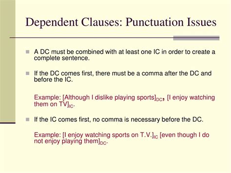 Ppt Clause Structure Powerpoint Presentation Free Download Id 2077279