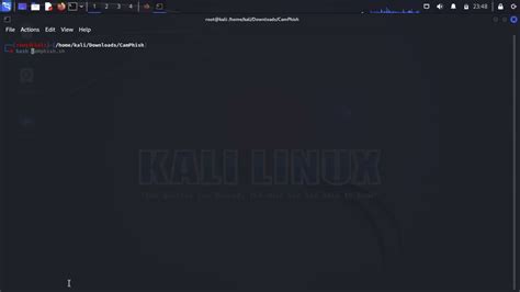 Kali Linux Camphish Direct Link Not Generating 2024 Youtube
