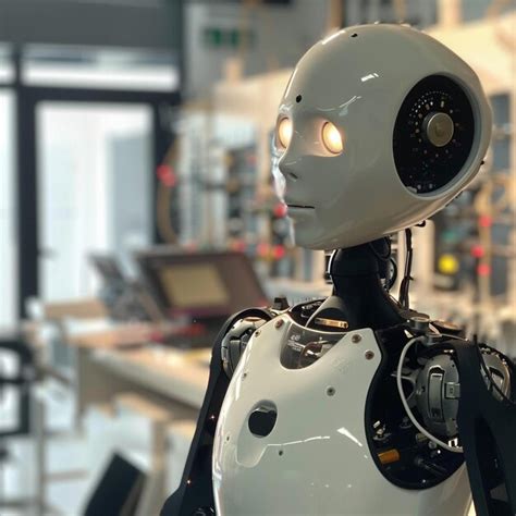 Premium Photo A Robot Is Doing Analysis Ai Theme Ai Robot Analytics