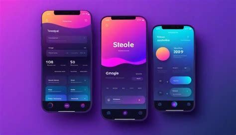 Set Of Screens For Smart App Premium Ai Generated Image