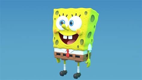 Spongebob Squarepants 3d Model Rigged Cgtrader Spongebob Squarepants 3d Model Rigged Cgtrader