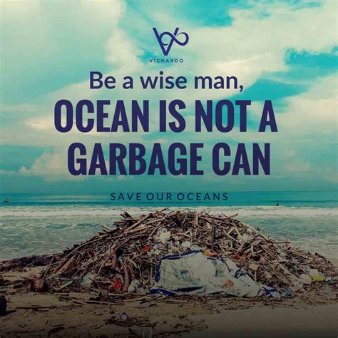 Be A Wise Man Ocean Is Not A Garbage Can World Oceans Day Save