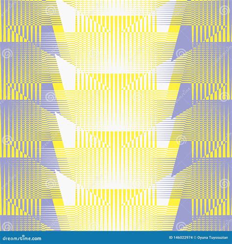 Seamless Abstract Retro Geometric Pattern Blended Rectangles And Lines