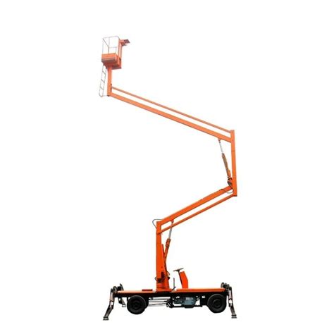 Hydraulic Cherry Picker Boom Lift 360° Rotation And 65 6 Ft Reach