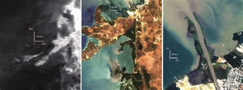 Comparative Analysis Of Spatial Resolution In The Analysis Of Sediment