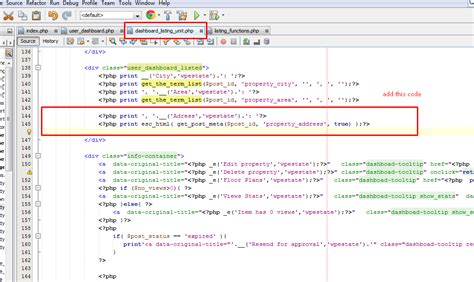 technical add property address or property id in property unit from my