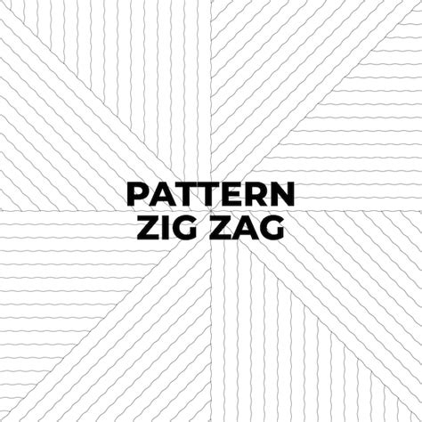 Premium Vector Pattern Line Zig Zag Vector Style