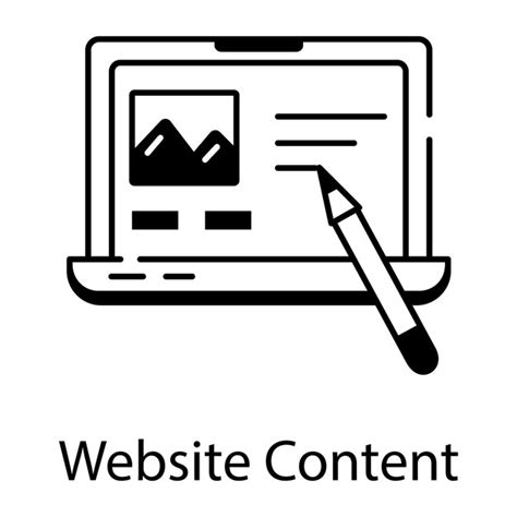 Premium Vector Web Development Linear Icon