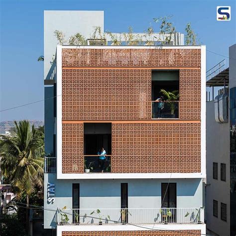 Impressive Terracotta Jaali Screen Acts As Passive Cooling Device For This Maharashtra House