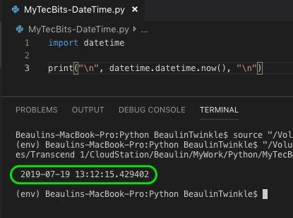 Getting The Current Date And Time In Python Artofit