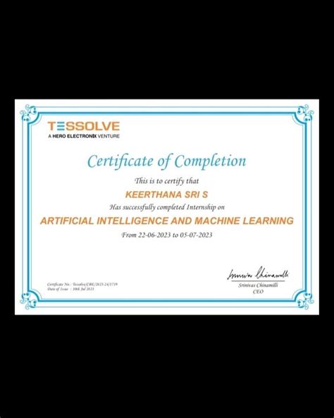 Keerthana Sri On Linkedin This Is My Wonderful Journey 🌠i Gained Lot Of Knowledge Through Tessolve…