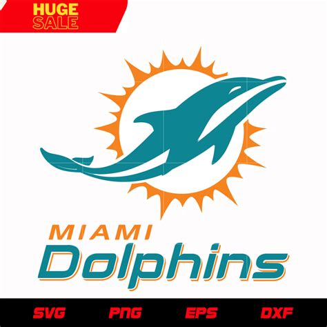 Miami Dolphins Logo Svg Nfl Svg Eps Dxf Png Digital Fil Inspire Uplift