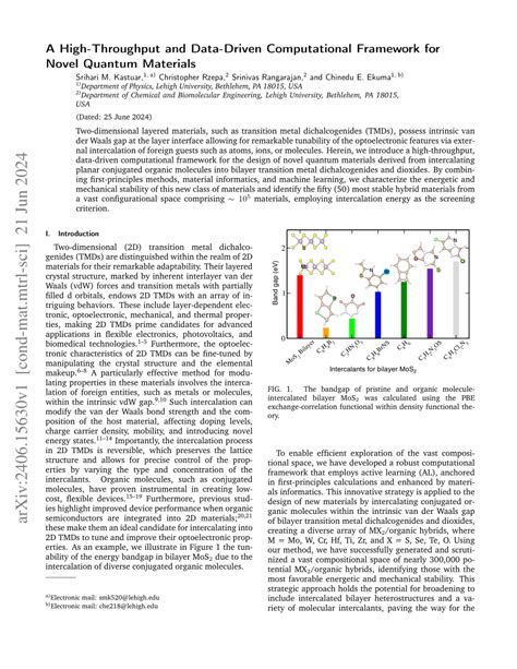 Pdf A High Throughput And Data Driven Computational Framework For Novel Quantum Materials