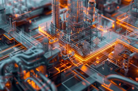 Hardware Motherboard Electronic Circuit Chips Featuring Dynamic And Futuristic Network