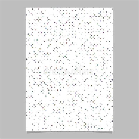 Colorful Abstract Dot Pattern Brochure Background Stock Vector