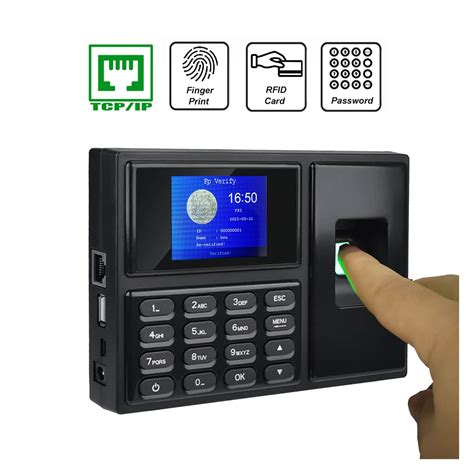 Time Clock A4 Tcpip Biometric Fingerprint Employee Time And