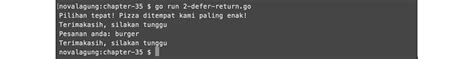 golang defer and exit dasar pemrograman golang