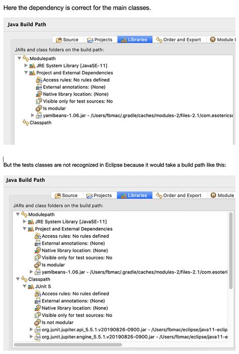 How In Eclipse Project Module Java 9 Have Modulepath And Classpath