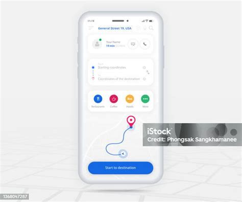지도 Gps 네비게이션 앱 Ux Ui 개념 모바일지도 응용 프로그램 스마트 폰 앱 검색지도 탐색 기술지도 도시 네비게이션지도