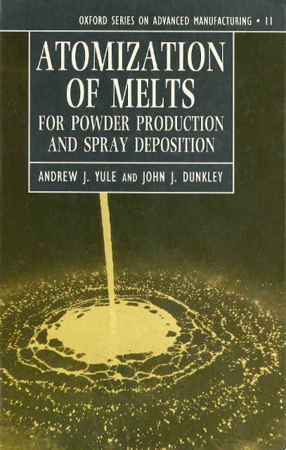 Atomization Of Melts