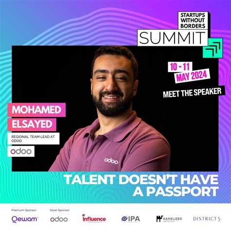 Mohamed Elsayed On Linkedin Odoo Startups Startupswithoutborders