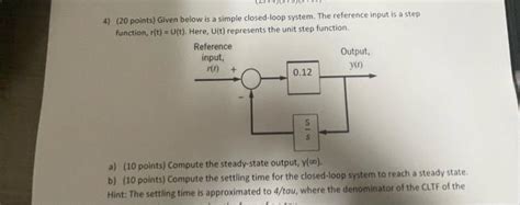 4 20 points given below is a simple closed loop