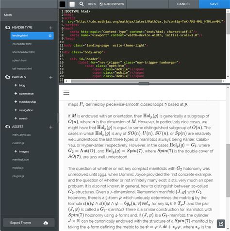 Latex Problem Rendering Mathjax With Weebly Web Applications Stack