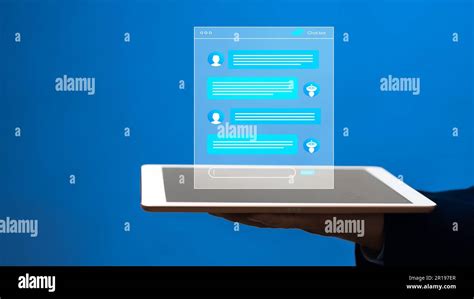 Chat With Ai Or Artificial Intelligence Digital Chatbot Robot