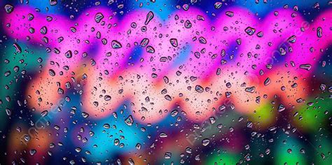 흐릿한 조명 효과 창문 유리에 물방울이 떨어진다 흐릿한 조명 효과 물방울 화려한 도시 불빛과 함께 창문에 비 물 배경 일러스트 및 사진 무료 다운로드 Pngtree