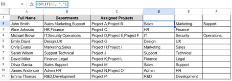 How To Split Data And Get First Item In Google Sheets Excel Insider