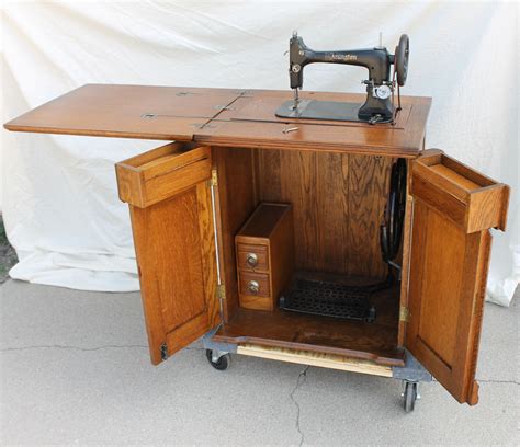 Retro Sewing Machine Cabinet At Arthur Poulsen Blog