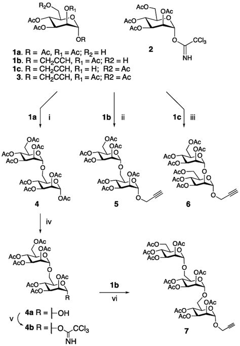 Scheme 1 Synthesis Of Propargyl Modified Sugar Derivatives