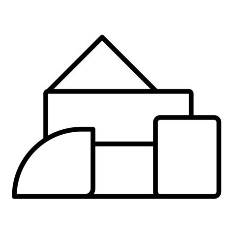 Blocks Line Icon 8282605 Vector Art At Vecteezy