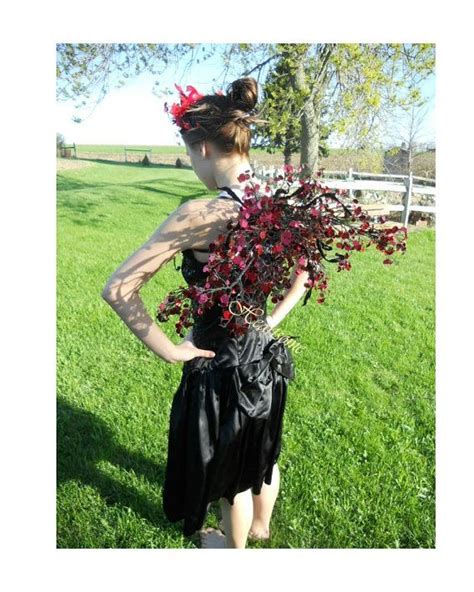 Reserved For Janice Fairy Faerie Wings Ooak Red Sequin Black Etsy Red Sequin Faeries Fairy